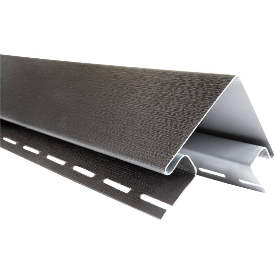 Gentek 10' Windswept Smoke Outside Corner Vinyl Trim | Home Hardware