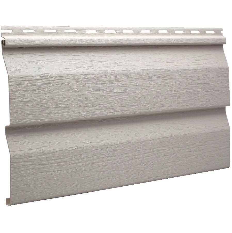 KAYCAN 12.5' Double 4" Avanti Wicker Vinyl Siding | Home Hardware