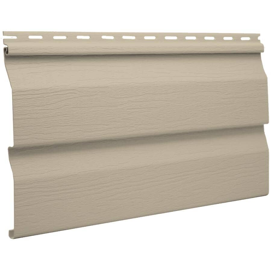 KAYCAN 12' Double 5" Elegance Khaki Vinyl Siding | Home Hardware