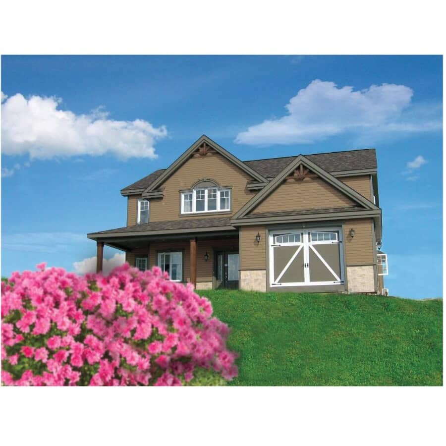 KAYCAN Double 4.5" Prova Dutch Lap Khaki Vinyl Siding | Home Hardware