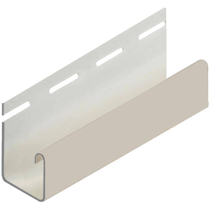 Kaycan 3/4" x 12'6" Wicker Vinyl J-Trim | Home Hardware