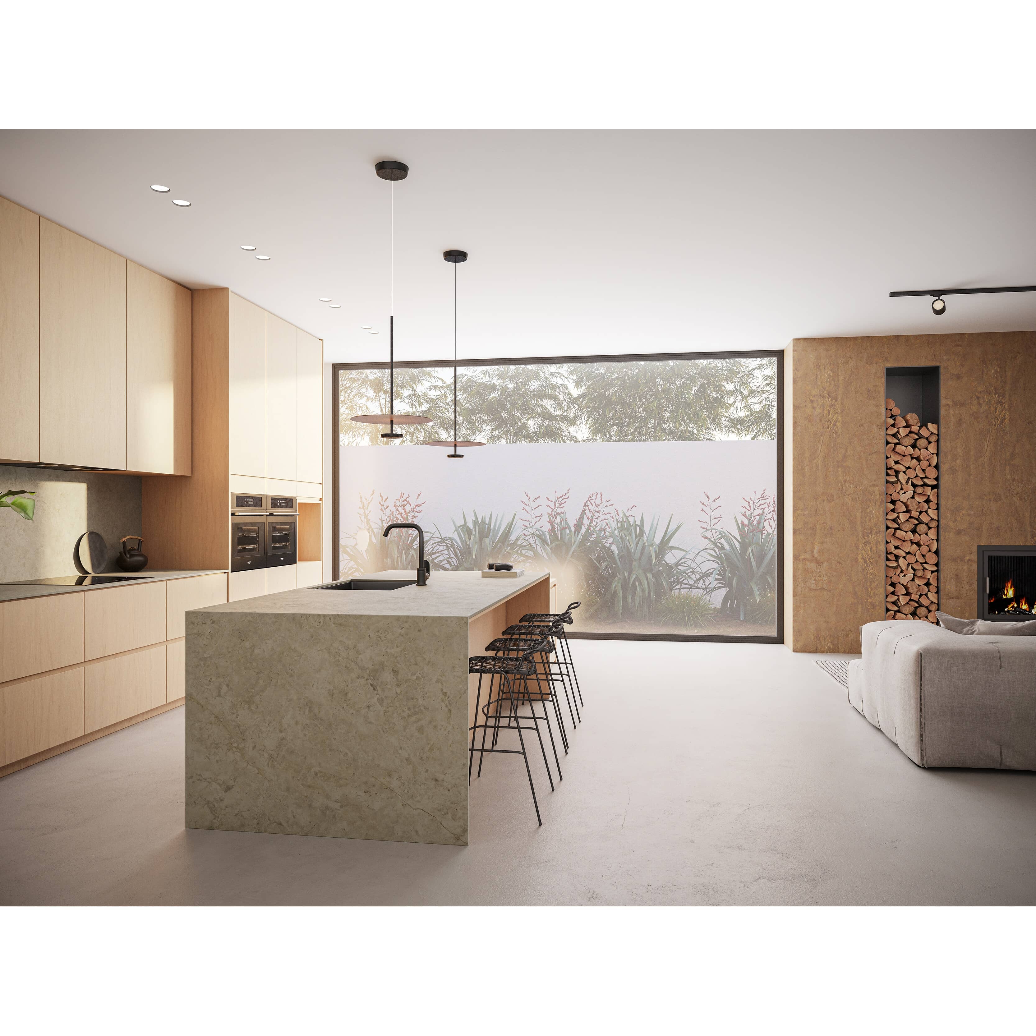 CAESARSTONE Mosstone Porcelain Countertop | Home Hardware