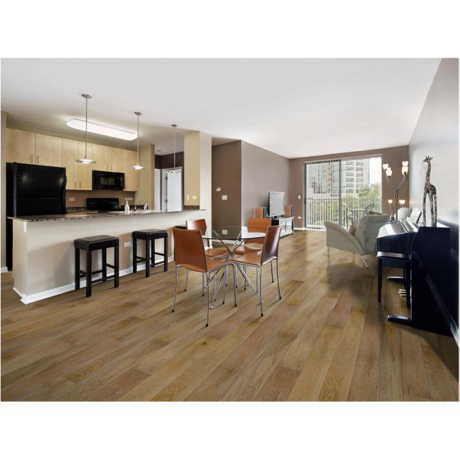 GOODFELLOW San Marino Collection 7.5" x 74.7" Engineered Oak Hardwood ...