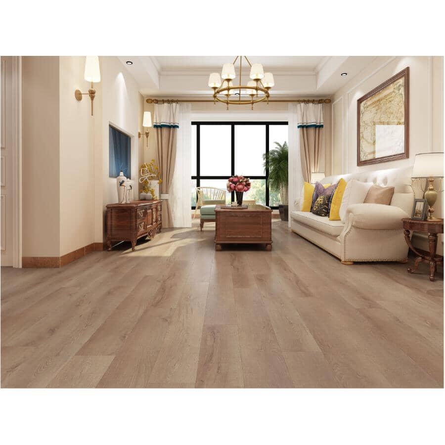 TAIGA SELECT Purified Collection 7.7" x 48" Laminate Plank Flooring with Pad | Home Hardware