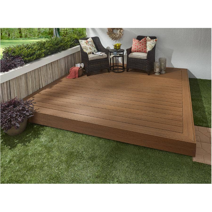 FIBERON Good Life Tuscan Villa Square Edge Decking | Home Hardware