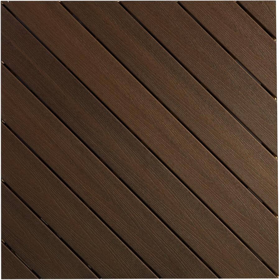 FIBERON Sanctuary Espresso Grooved Decking | Home Hardware
