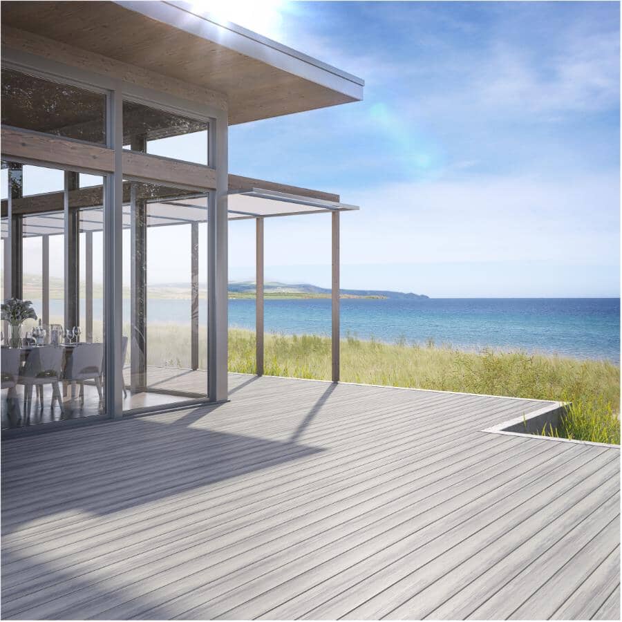 DECKORATORS Voyage Tundra Grooved Edge Decking | Home Hardware