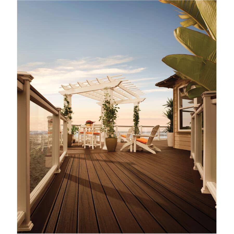 TREX Transcend Lava Rock Grooved Edge Decking | Home Hardware
