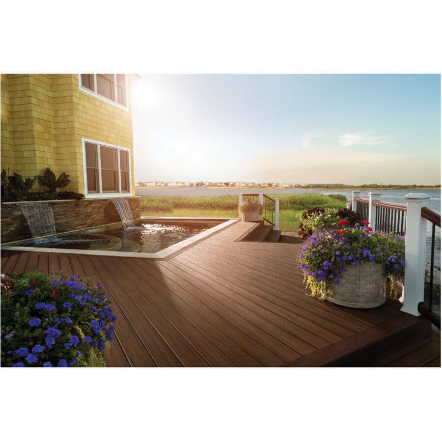 TREX Transcend Spiced Rum Grooved Edge Decking | Home Hardware