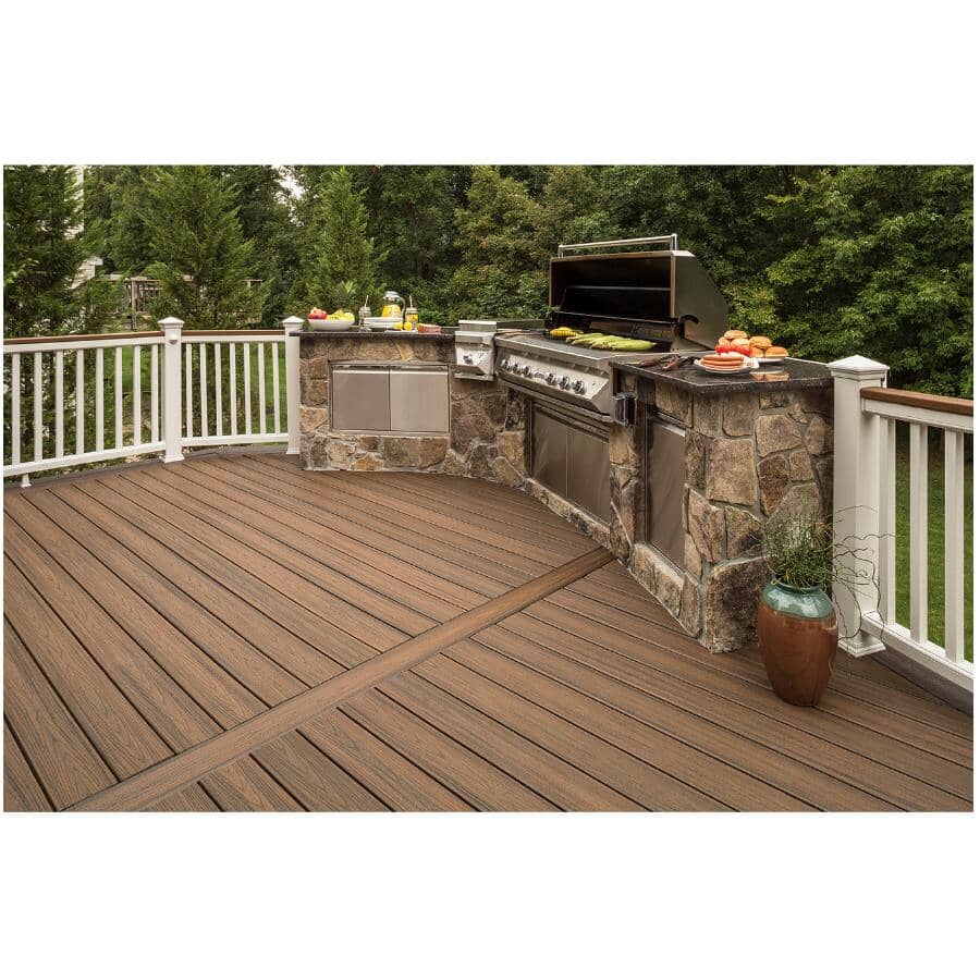 TREX Transcend Spiced Rum Grooved Edge Decking | Home Hardware