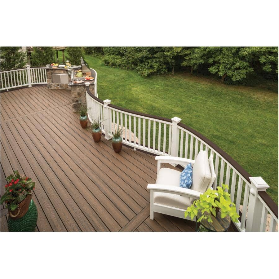 TREX Transcend Spiced Rum Grooved Edge Decking | Home Hardware