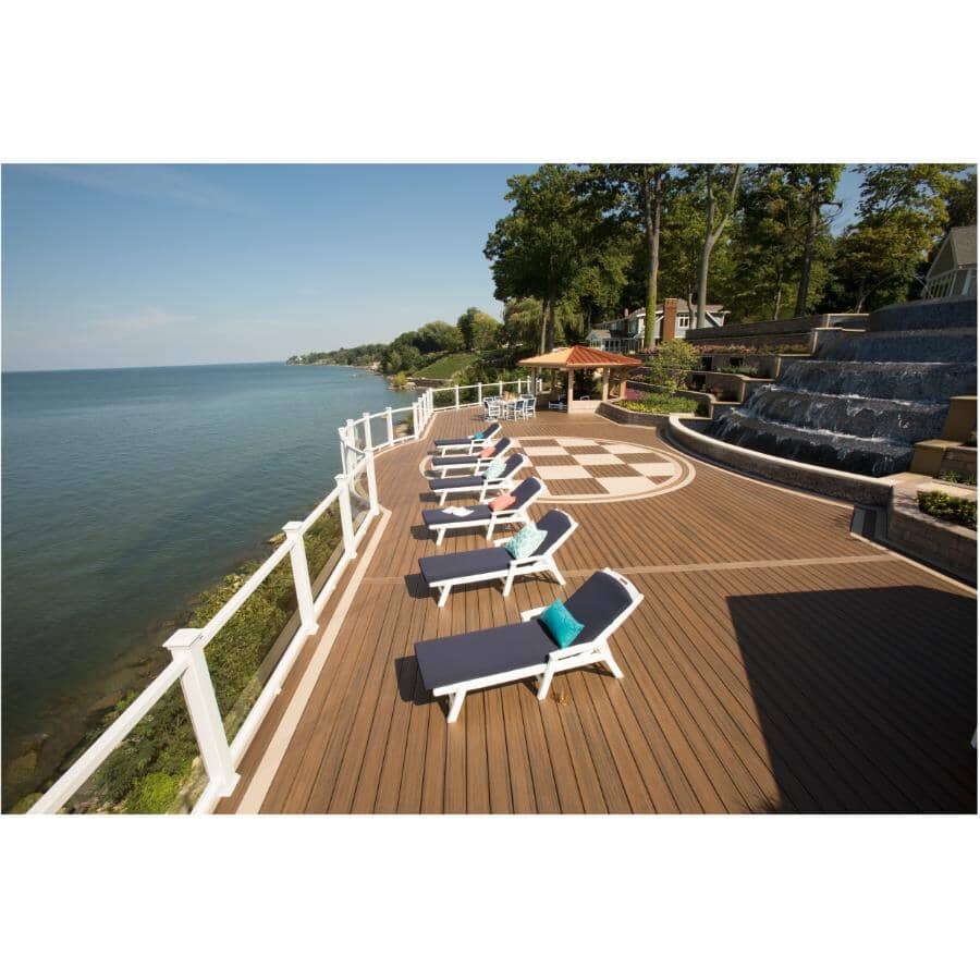 TREX 1" x 6" x 12' Transcend Earth Tone Grooved Edge Rope Swing Decking ...