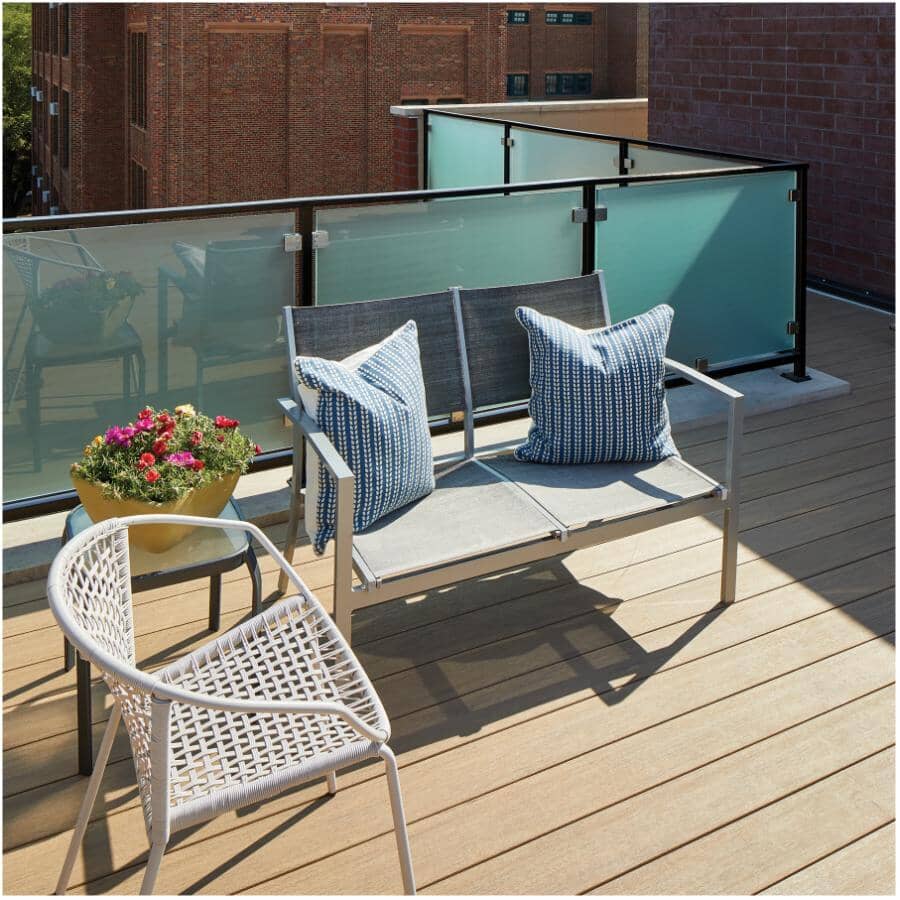 TIMBERTECH Vintage Weathered Teak Grooved Edge Deck Board | Home Hardware