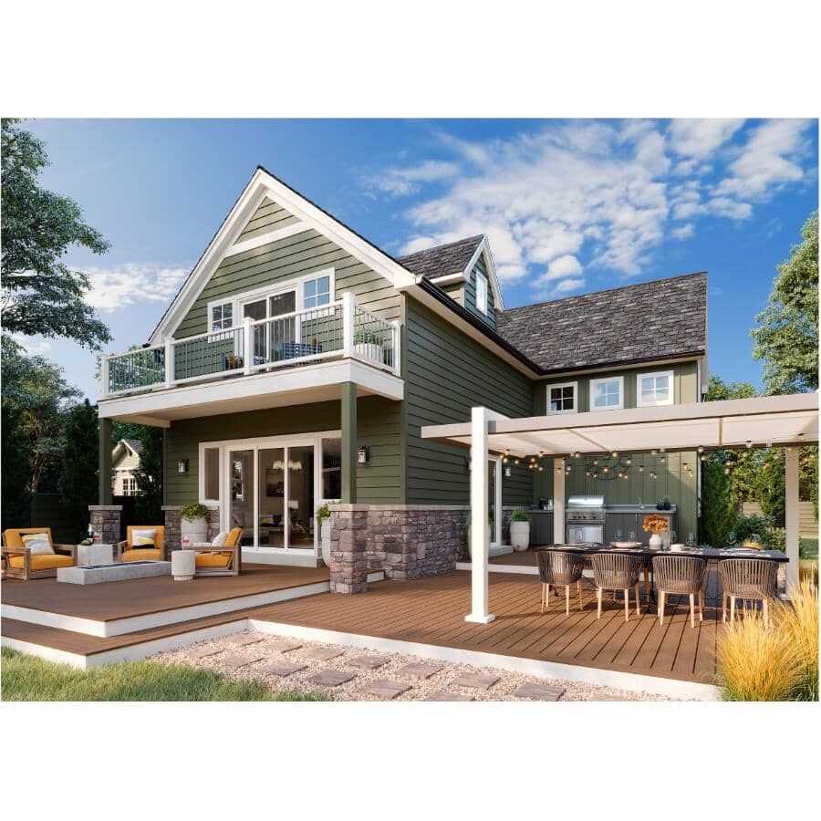 TREX 1" x 5-1/2" x 12' Transcend Lineage Grooved Edge Decking | Home ...