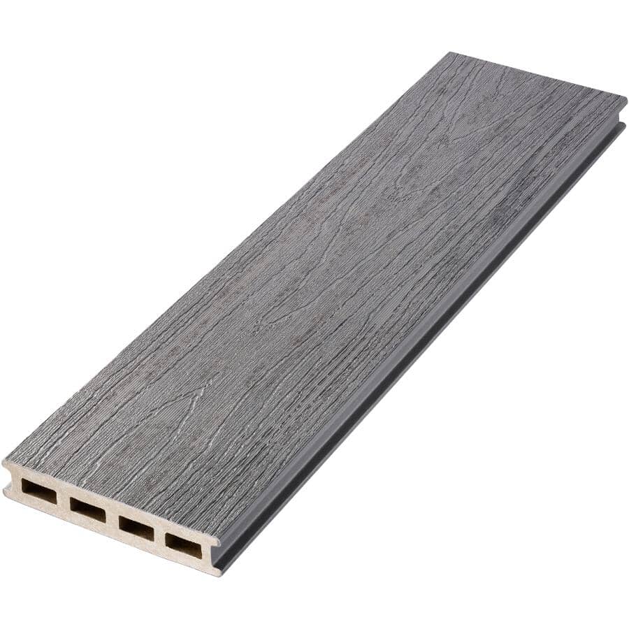TRUNORTH DECK 1" x 5-1/8" x 12' Collections Grooved Edge Deck Board ...