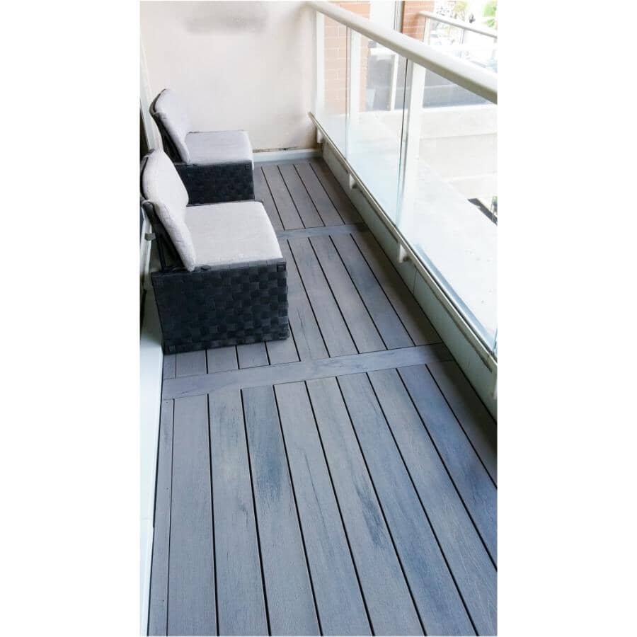 TRUNORTH DECK 1" x 5-1/8" x 12' Collections Grooved Edge Deck Board ...