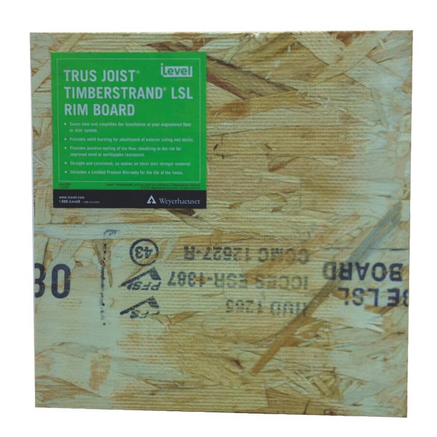 TRUS-JOIST 1-1/4" x 16" x 16' LSL Rim Joist | Home Hardware