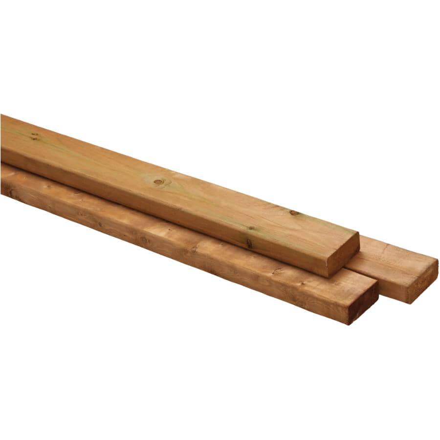 undefined 2 x 4 x 8' Brown Kiln Dried ACQ/CA Pressure Treated Lumber ...