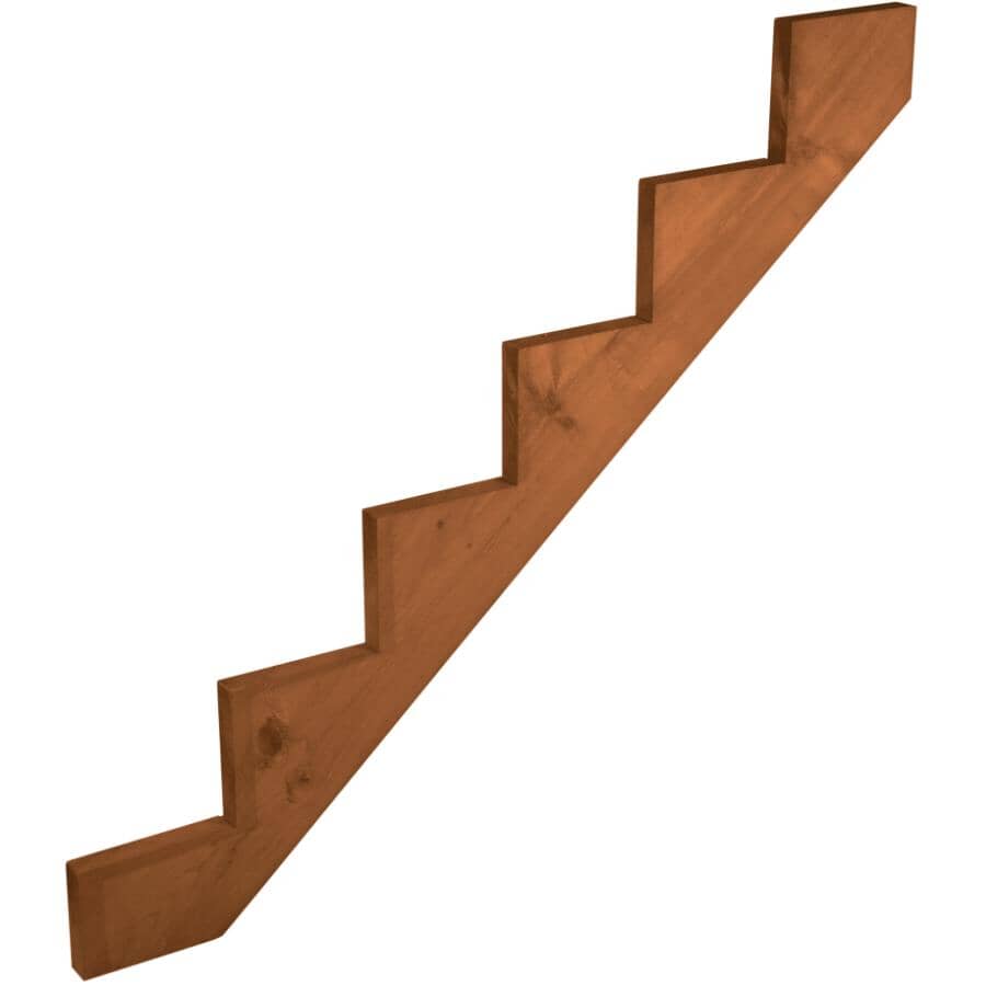 6 Step Terra Pressure Treated Stair Stringer | Home Hardware