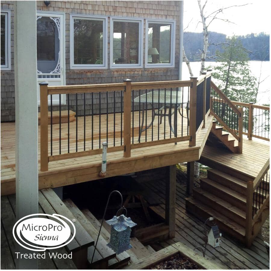 4-Step Sienna Pressure Treated Stair Stringer | Home Hardware