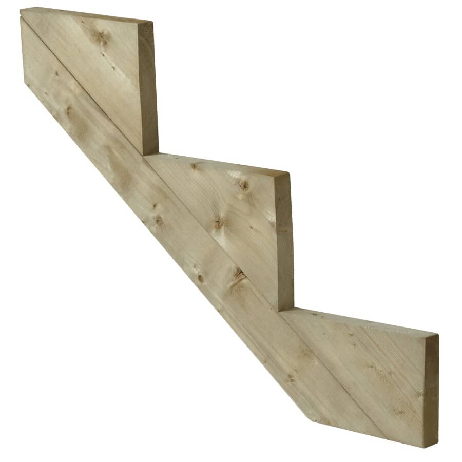 3-Step Pressure Treated Stair Stringer | Home Hardware