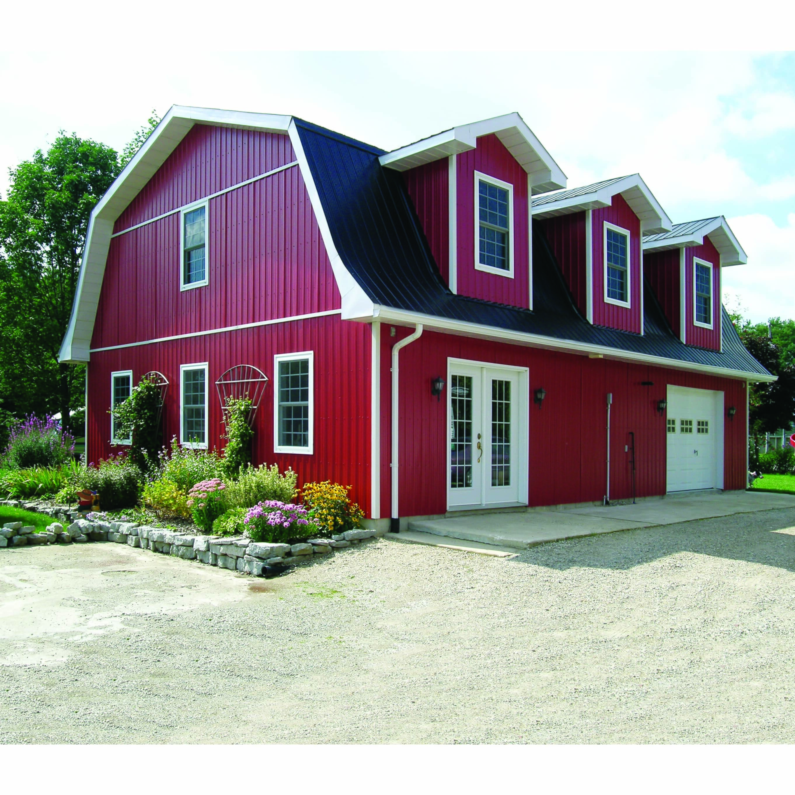 PROJECT PACKAGES 24' x 32' x 8' Hobby Barn Farm Building Package, with ...
