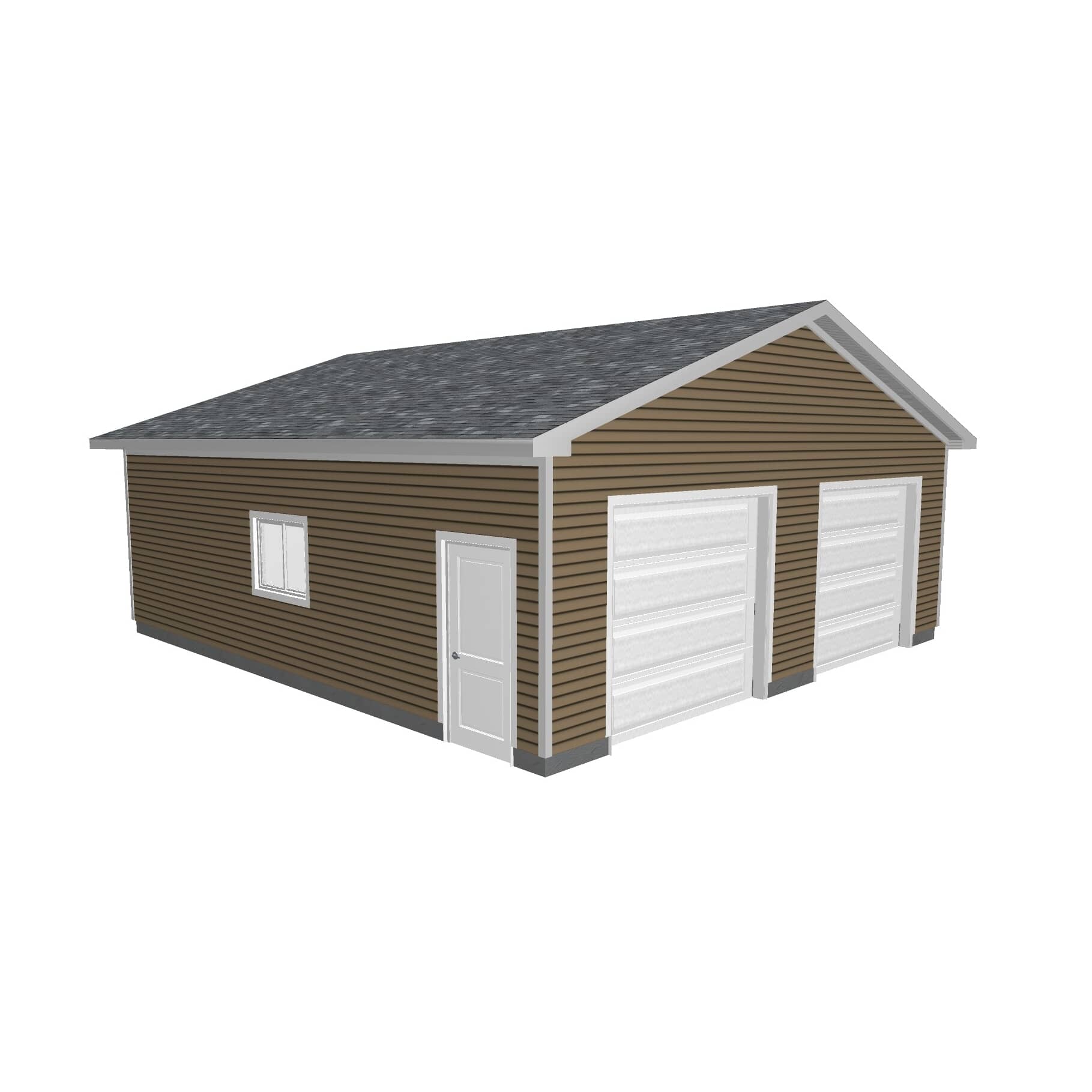 PROJECT PACKAGES 28' x 30' x 9' 2 Car 2 Door Garage Package | Home Hardware