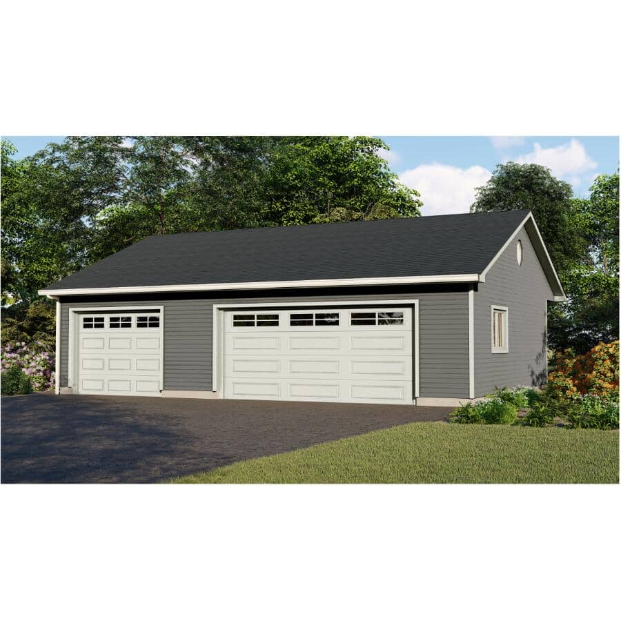 PROJECT PACKAGES 36' x 28' Garage Package, with Complete Exterior ...