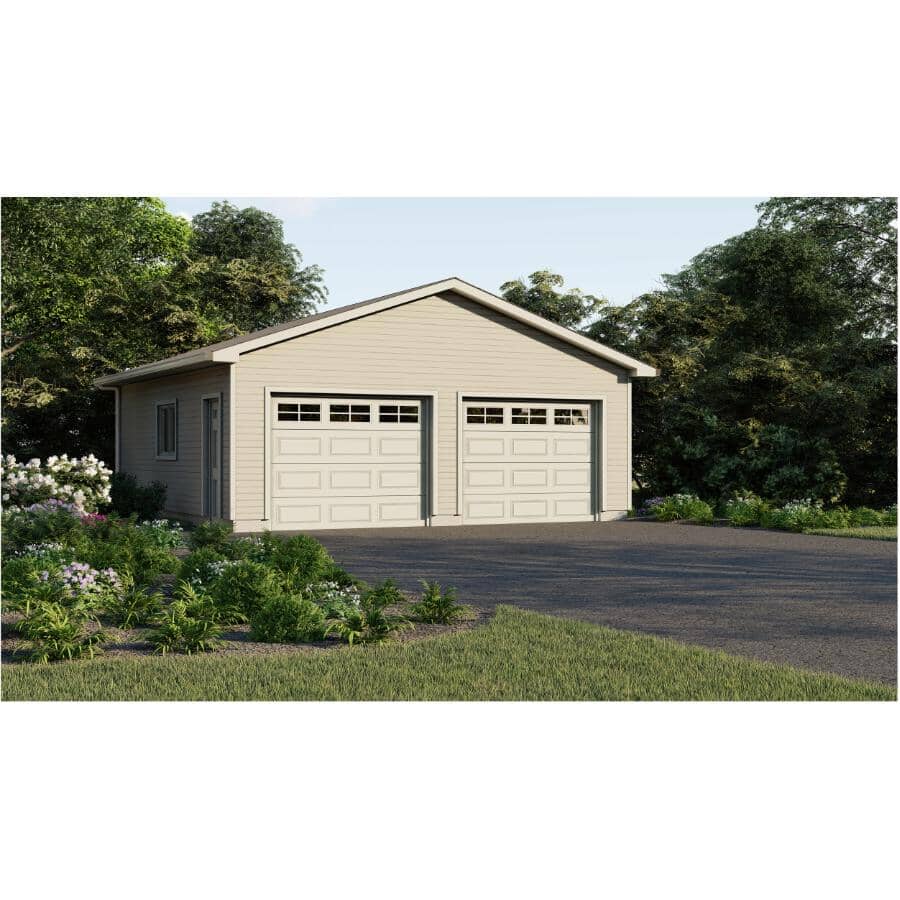 PROJECT PACKAGES 28' x 30' 2 Door Garage Package, with Complete ...