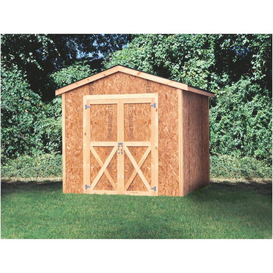 PROJECT PACKAGES 8' x 8' Basic Stick Built Gable Shed Package | Home ...