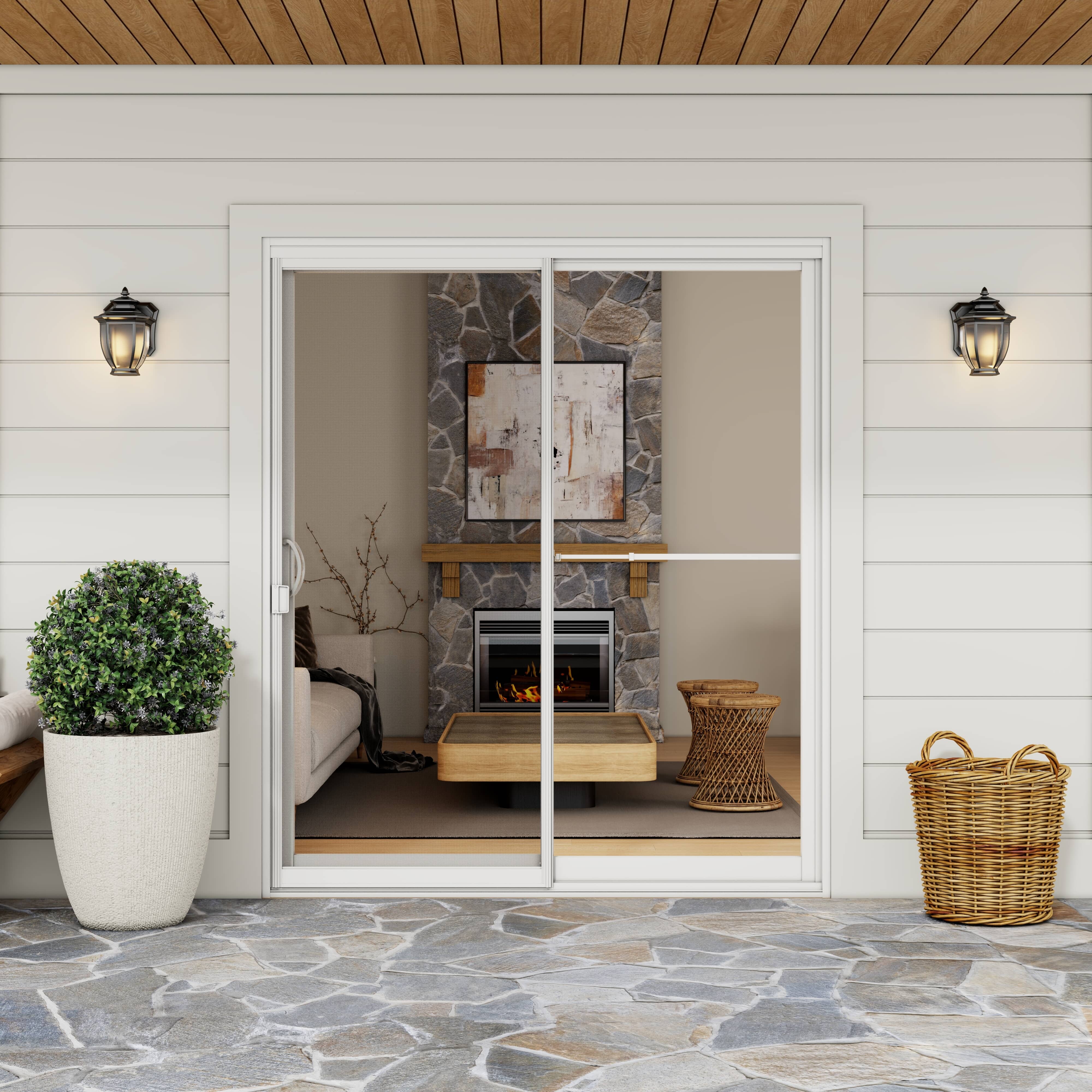 STANDARD DOORS 5' x 6'8" Oreana OF PVC Patio Door | Home Hardware