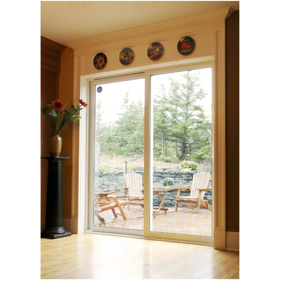 KOHLTECH 6' x 6'8" Select Operating Fixed Low-e PVC Patio Door, with ...
