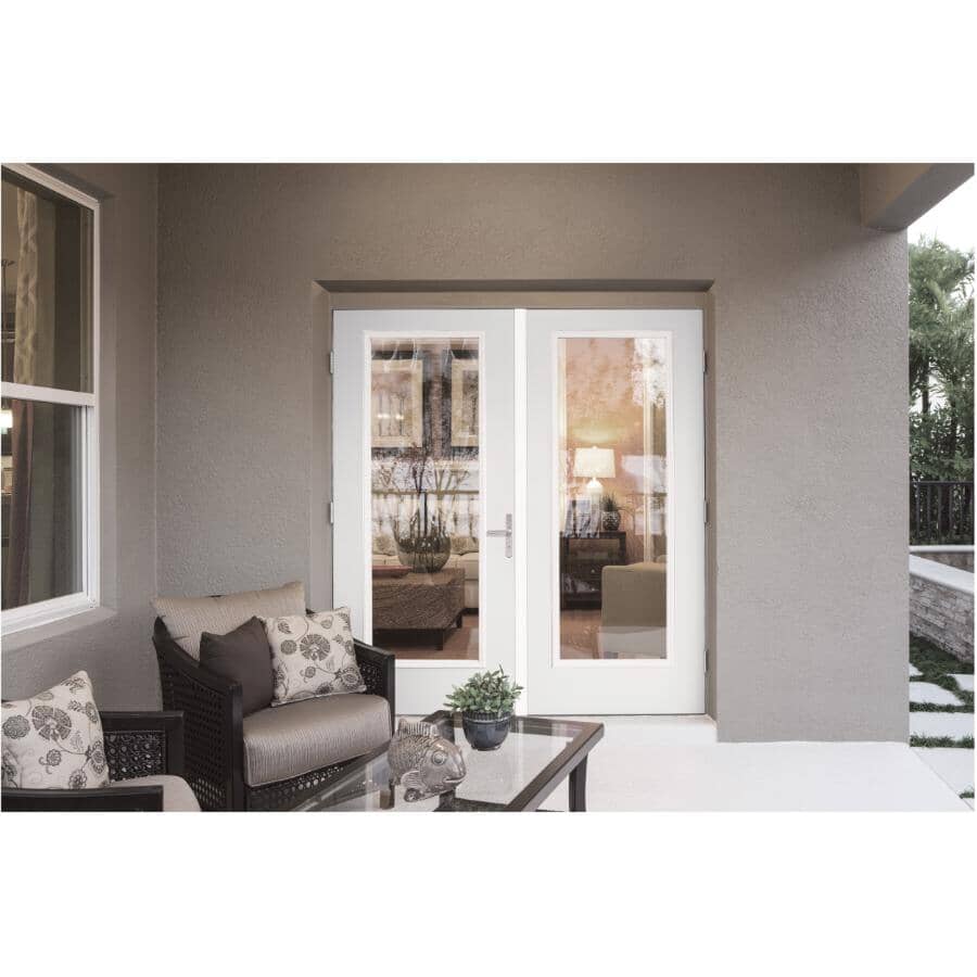 ALLIANCE DOOR PRODUCTS 72" x 80" Left Hand Active Reno Garden Double ...