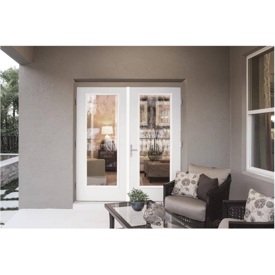 ALLIANCE DOOR PRODUCTS 72" x 80" Right Hand Active Reno Garden Double ...