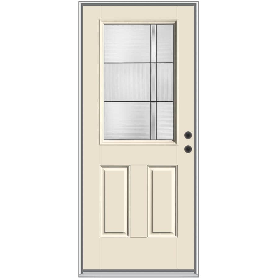 ALLIANCE DOOR PRODUCTS 32" x 80" Traditions Left Hand Fibreglass Door ...