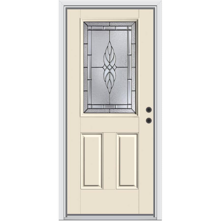 ALLIANCE DOOR PRODUCTS 36" x 80" Traditions Left Hand Double Drilled ...