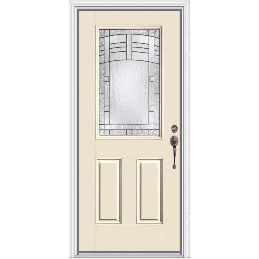 ALLIANCE DOOR PRODUCTS 36" x 80" Traditions Left Hand Fibreglass Door ...