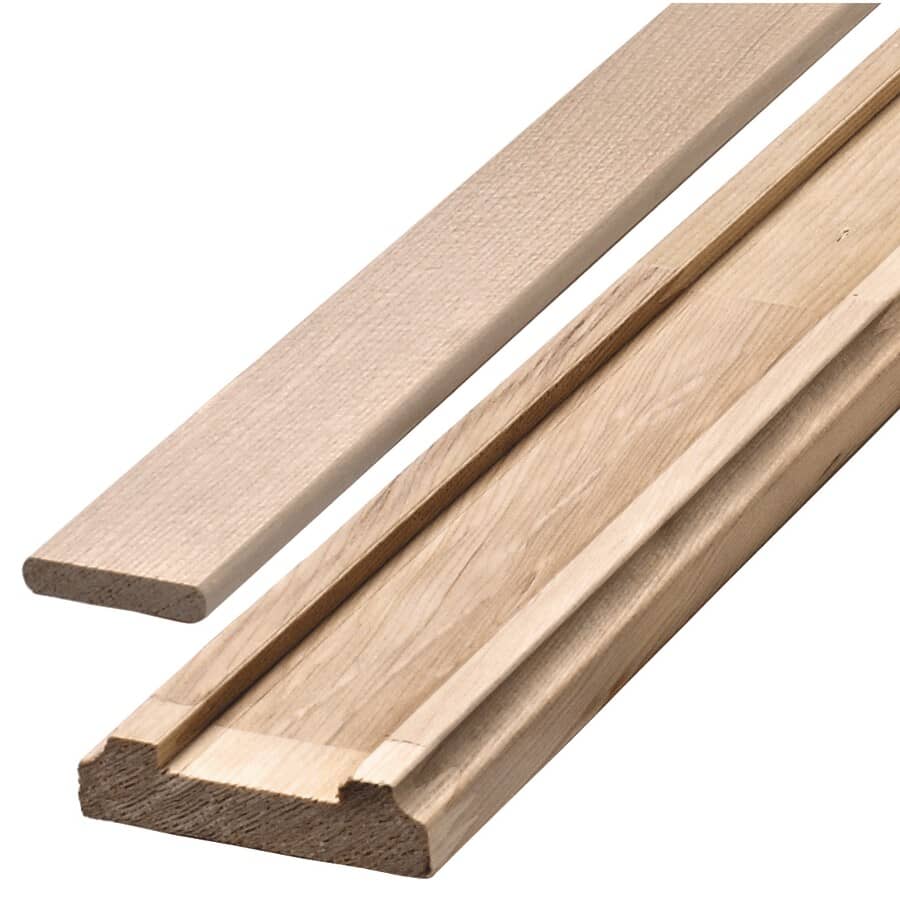 Colonial Elegance 4' Hemlock Shoe Rail, with Fillet | Home Hardware