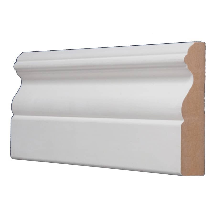 ALEXANDRIA MOULDING 3/4" x 3-1/2" x 8' DecoSmart Prefinished Colonial ...