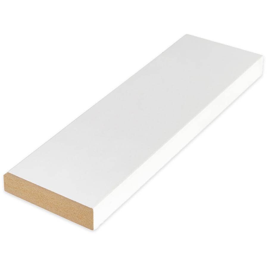 ALEXANDRIA MOULDING 5/8" x 2-1/2" x 7' Primed MDF Modern Casing ...
