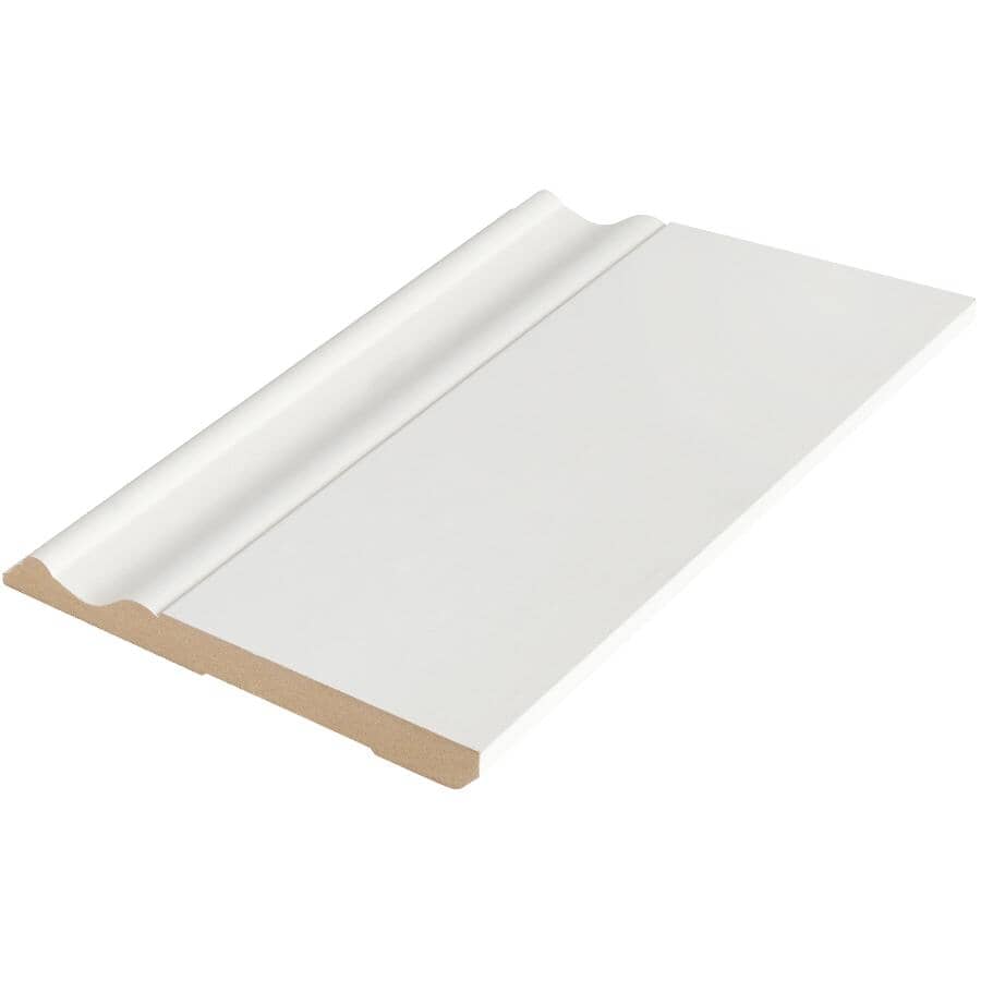 ALEXANDRIA MOULDING 1/2" x 5-1/4" Primed Medium Density Fibreboard ...