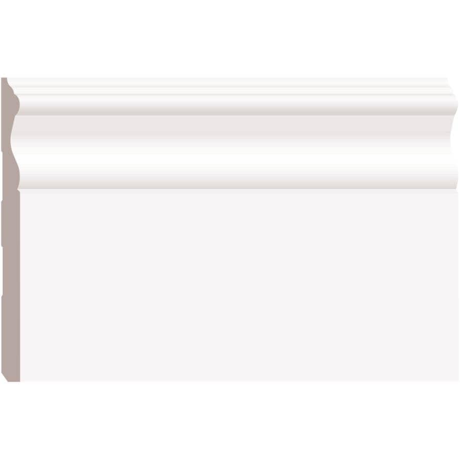 ALEXANDRIA MOULDING 1/2" x 5-1/4" Primed Medium Density Fibreboard ...
