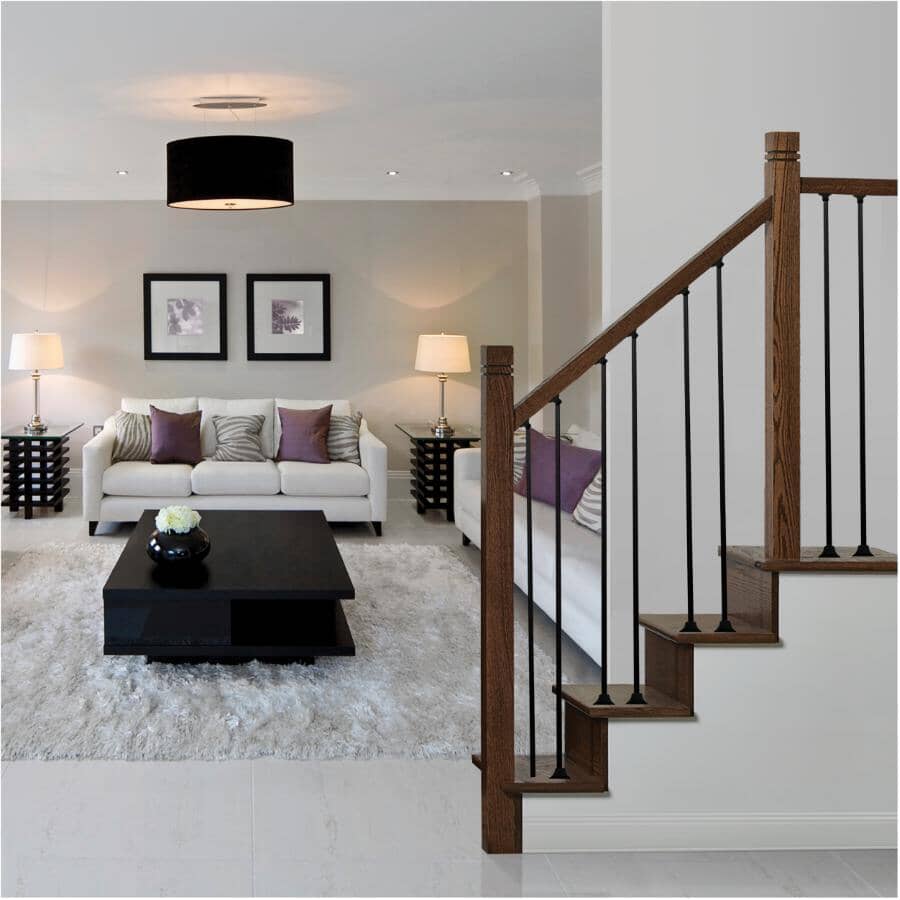 ALEXANDRIA MOULDING Oak Square Modern Handrail | Home Hardware