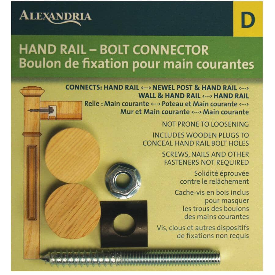 ALEXANDRIA MOULDING Handrail Bolt Connector | Home Hardware