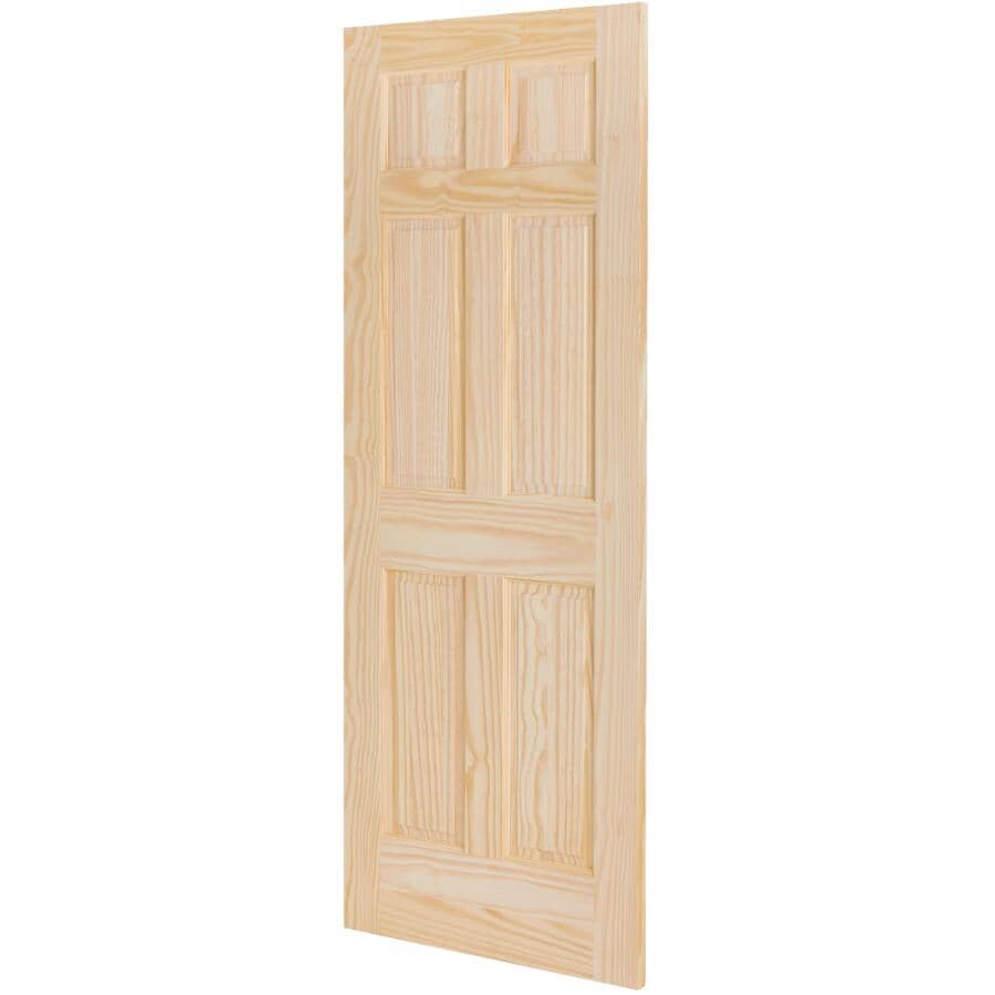 Clear Pine 6 Panel Slab Door - 32" x 80" | Home Hardware