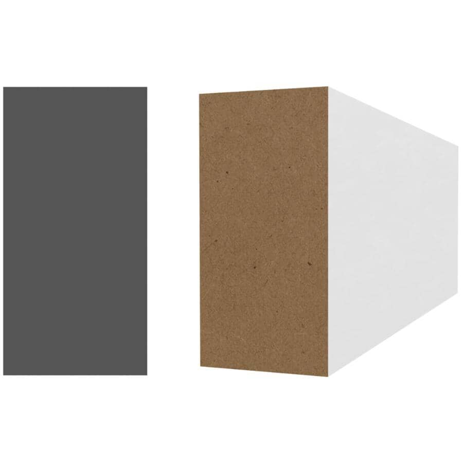 3/4" x 1-1/2" x 96" Primed MDF Decorative Moulding | Home Hardware