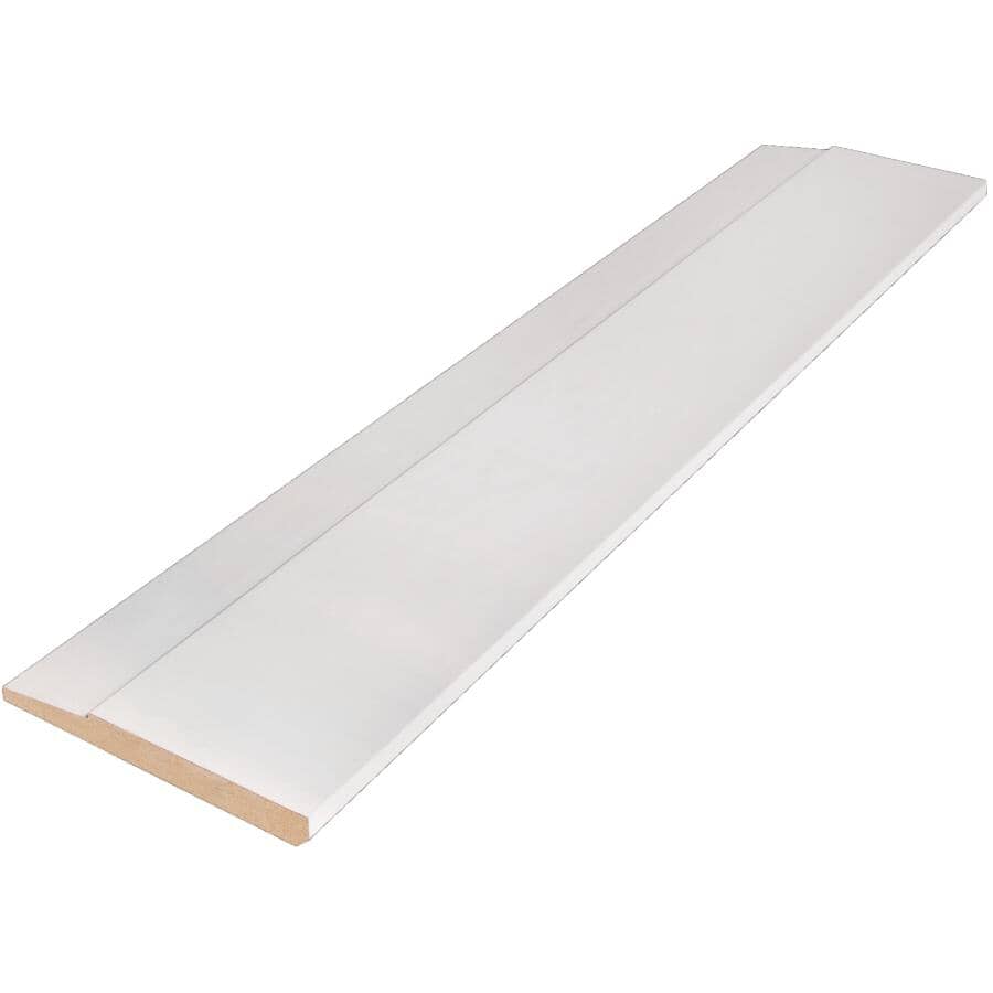 ALEXANDRIA MOULDING 5/8" x 5-1/2" Medium Density Fibreboard Primed ...