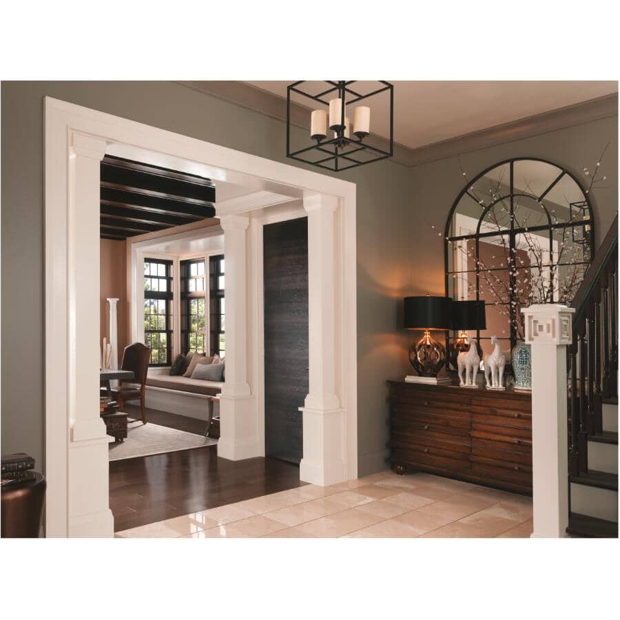 METRIE 3/4" x 3-1/2" Medium Density Fibreboard Primed Ultra Light ...
