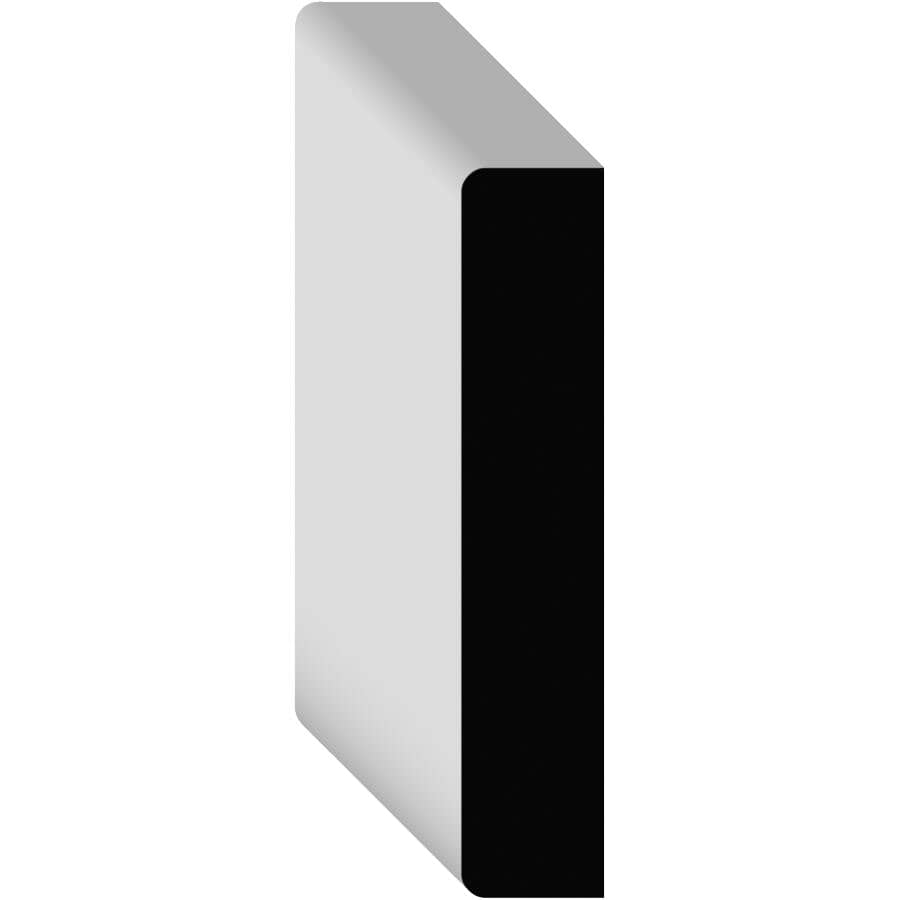 11/16" x 3-1/2" Primed MDF Dressed 4 Sides Casing Moulding | Home Hardware