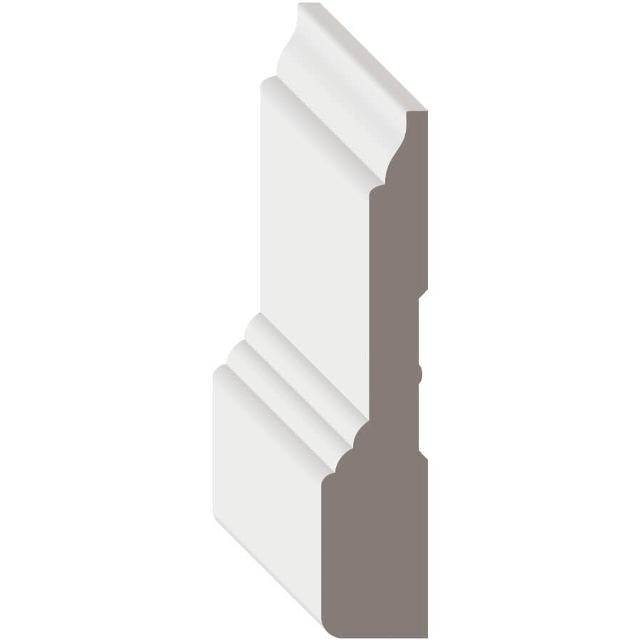 METRIE 11/16" x 3-1/2" Medium Density Fibreboard Primed Light Casing ...